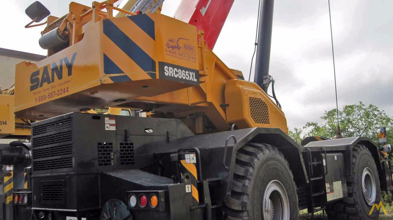 Sany SRC865XL 65-Ton Rough Terrain Crane For Sale Hoists & Material ...