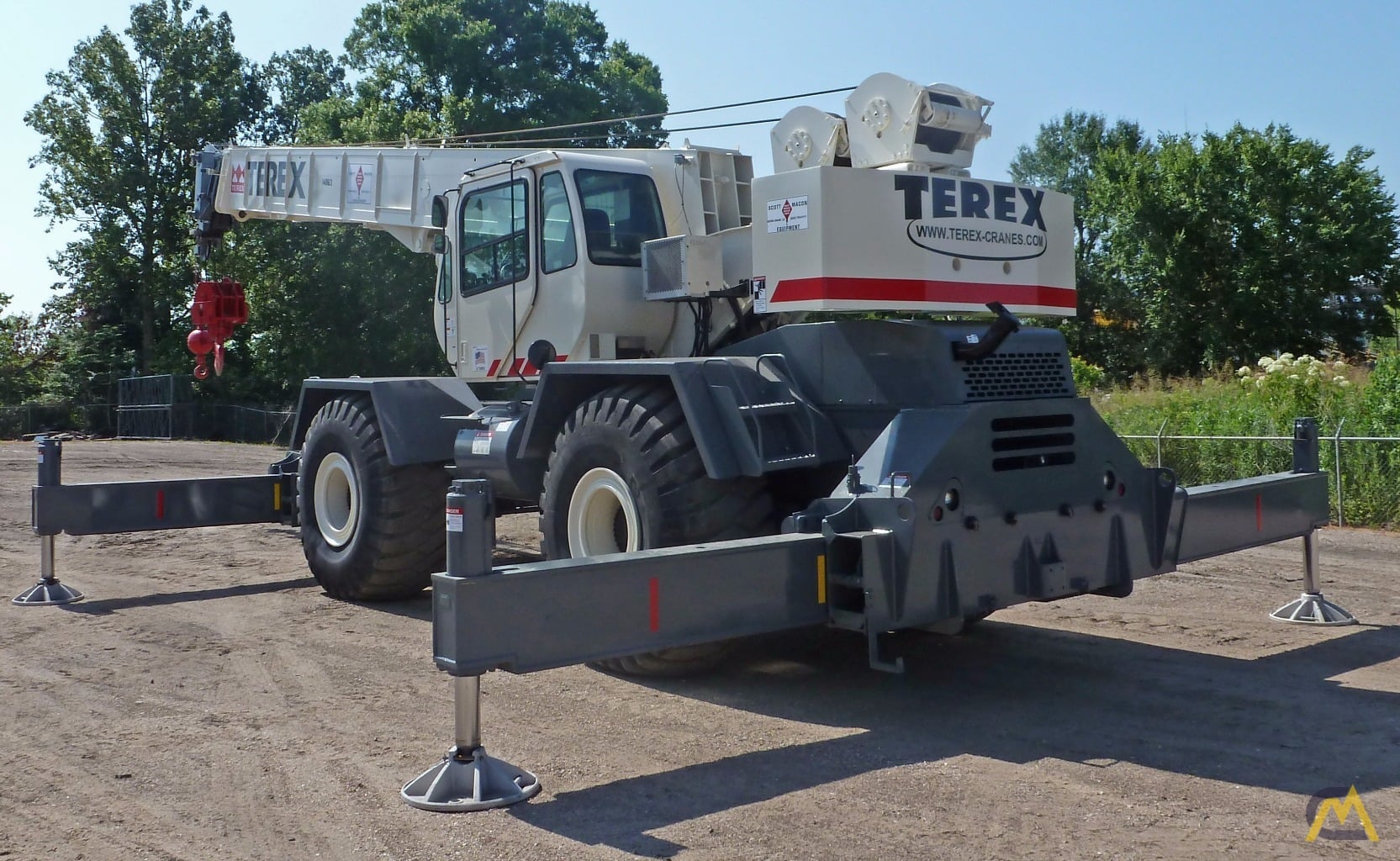 Terex RT 665 65-Ton Rough Terrain Crane For Sale or Rent Hoists & Material Handlers 3510 CraneMarket