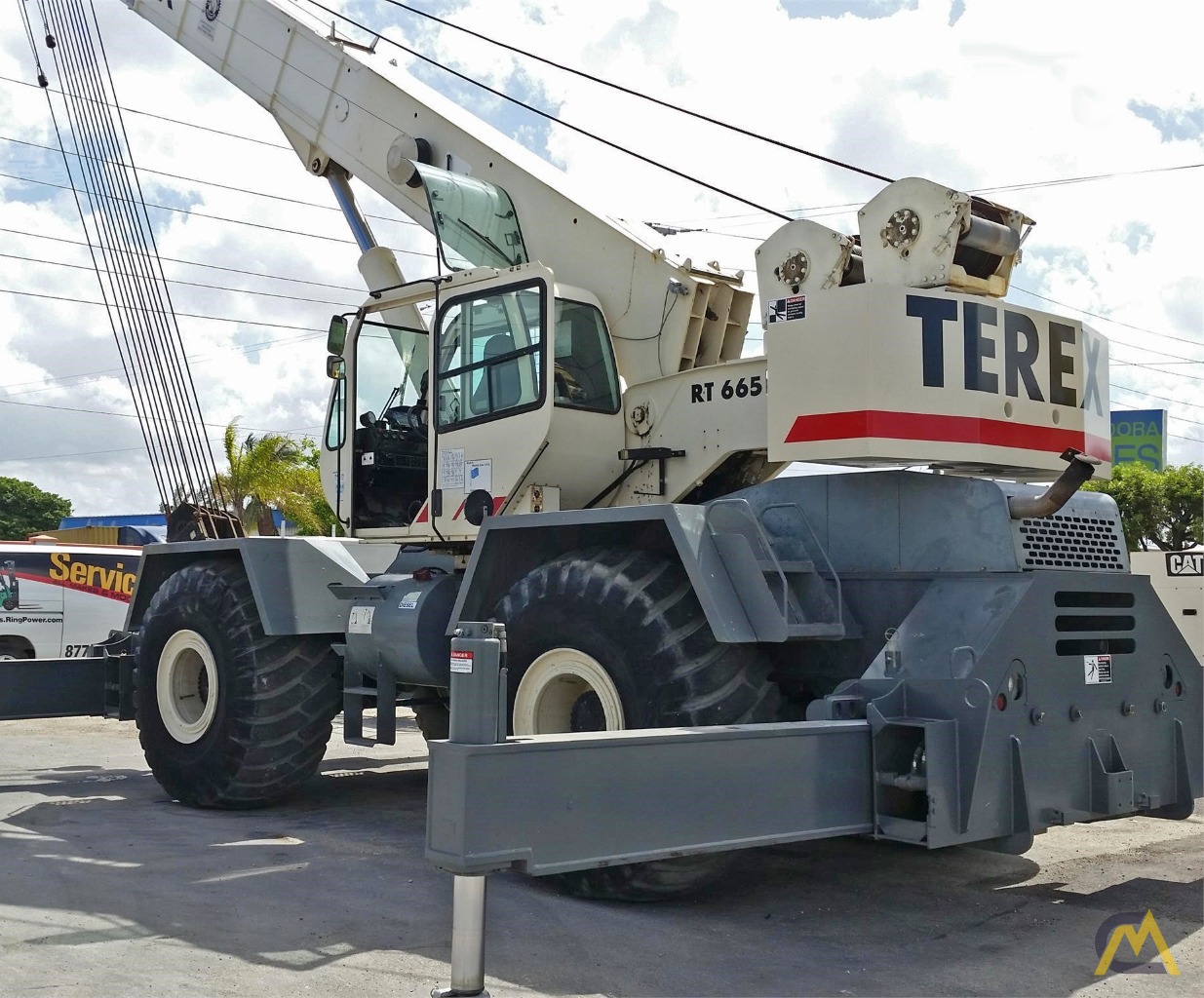 65t Terex RT665 Rough Terrain Crane For Sale Hoists & Material Handlers 5962 CraneMarket