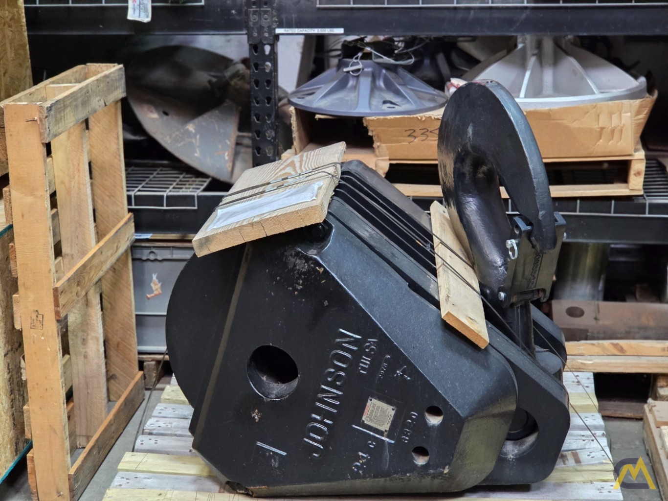 75 Ton Johnson Hook Block 4 Sheave For Sale Products Blocks Parts ...