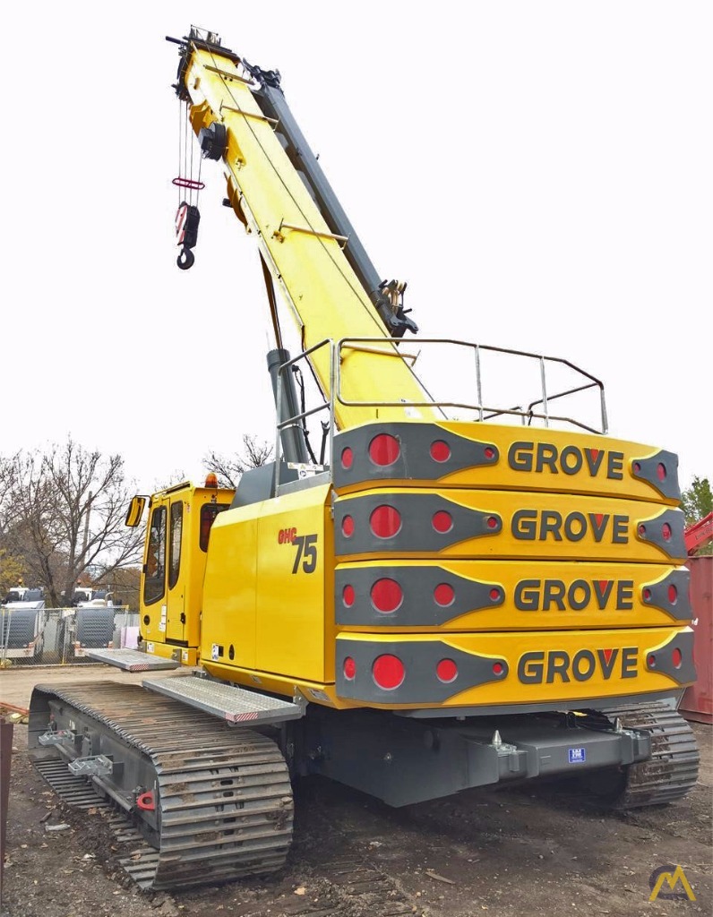 Grove GHC75 75-Ton Telescopic Boom Crawler Crane For Sale or Rent ...