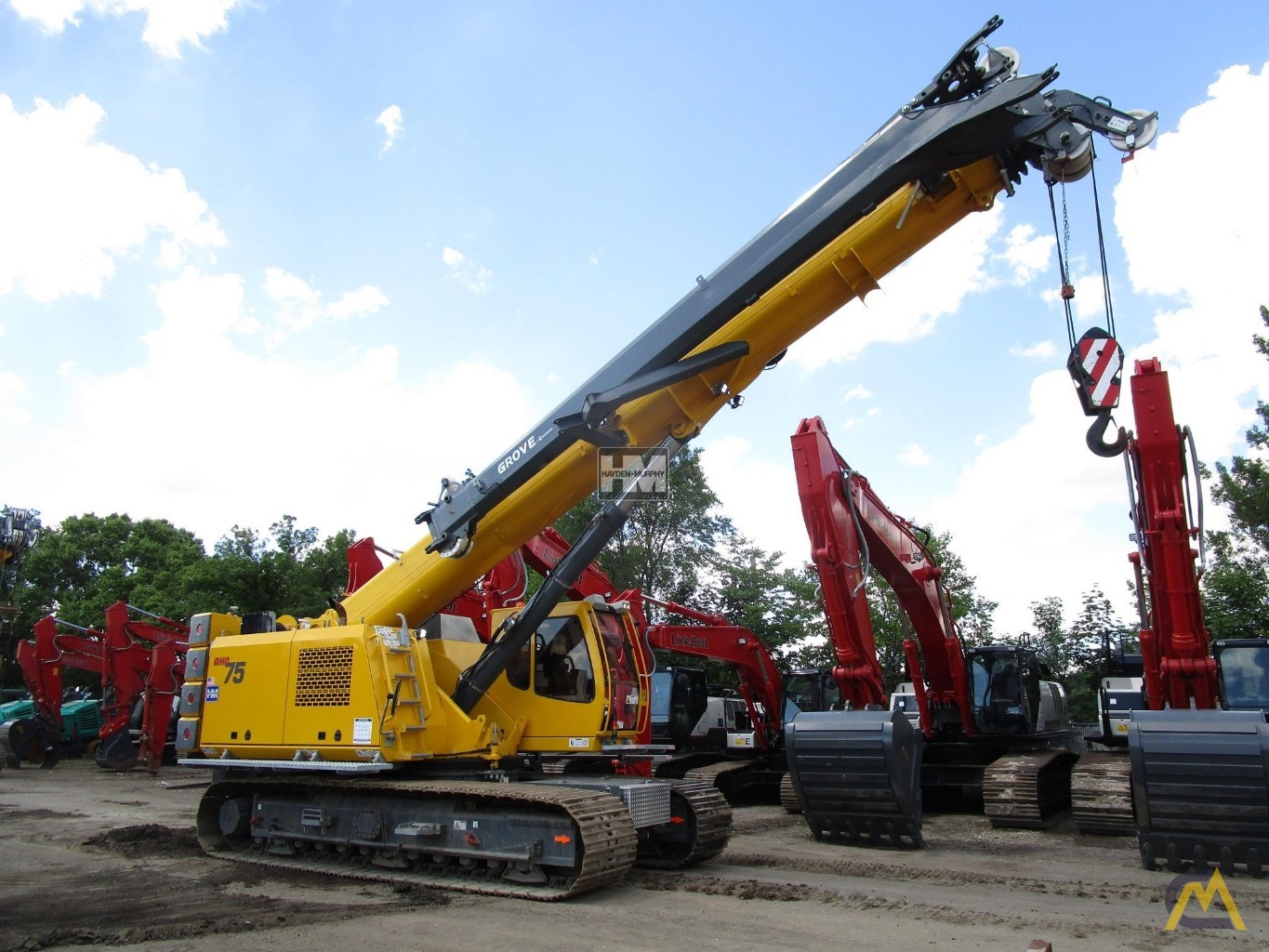 Grove GHC75 75-Ton Telescopic Boom Crawler Crane For Sale or Rent ...