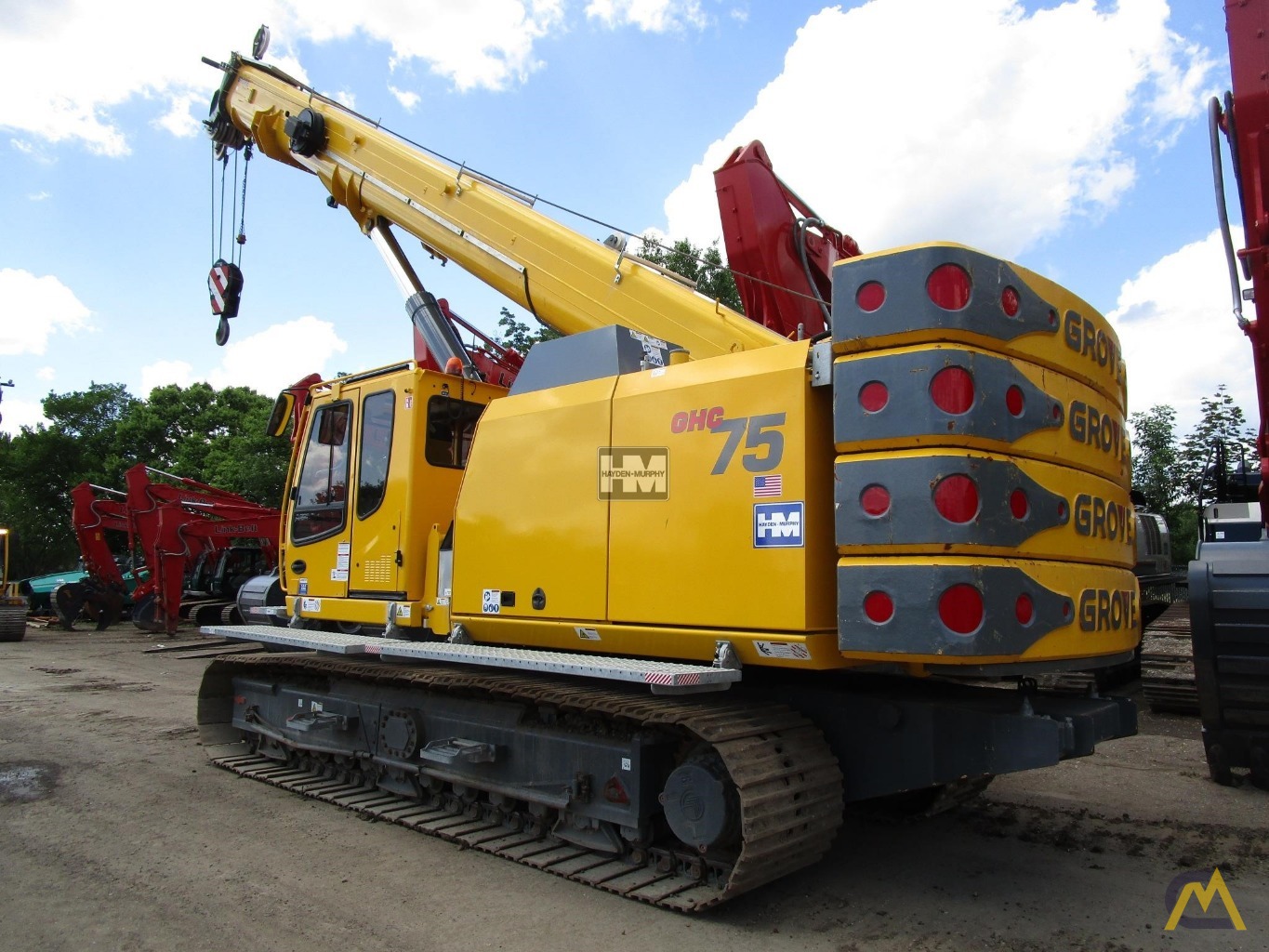 Grove GHC75 75-Ton Telescopic Boom Crawler Crane For Sale or Rent ...