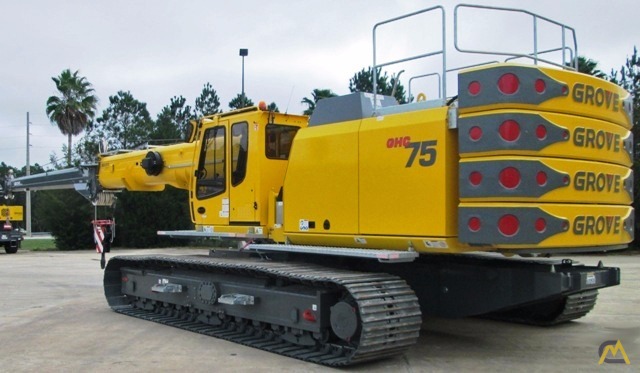 Grove GHC75 75-Ton Telescopic Crawler Crane For Sale Hoists & Material ...
