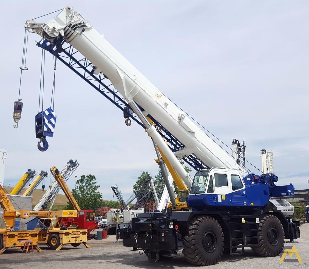 Tadano GR-750XL-2 75-Ton Rough Terrain Crane For Sale Hoists & Material ...