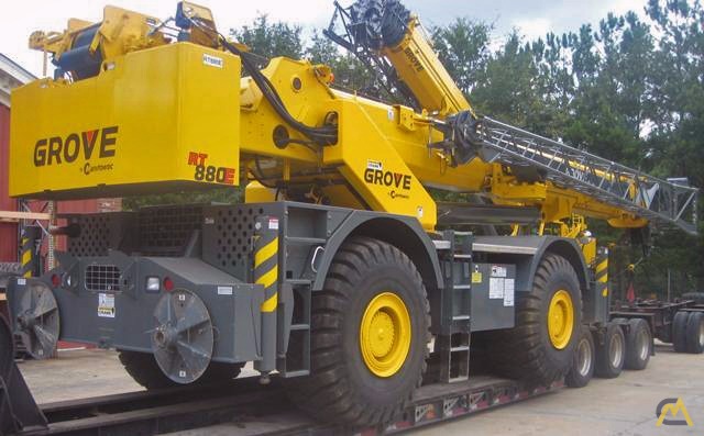80t GROVE RT880E ROUGH TERRAIN CRANE For Sale Grove Rough Terrain ...