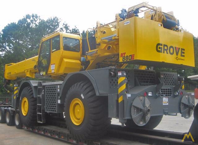 80t GROVE RT880E ROUGH TERRAIN CRANE For Sale Grove Rough Terrain ...