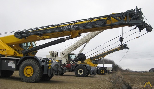 80t Grove RT880E Rough Terrain Crane For Sale Hoists & Material ...