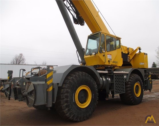 80t Grove RT880E Rough Terrain Crane For Sale or Rent Hoists & Material ...