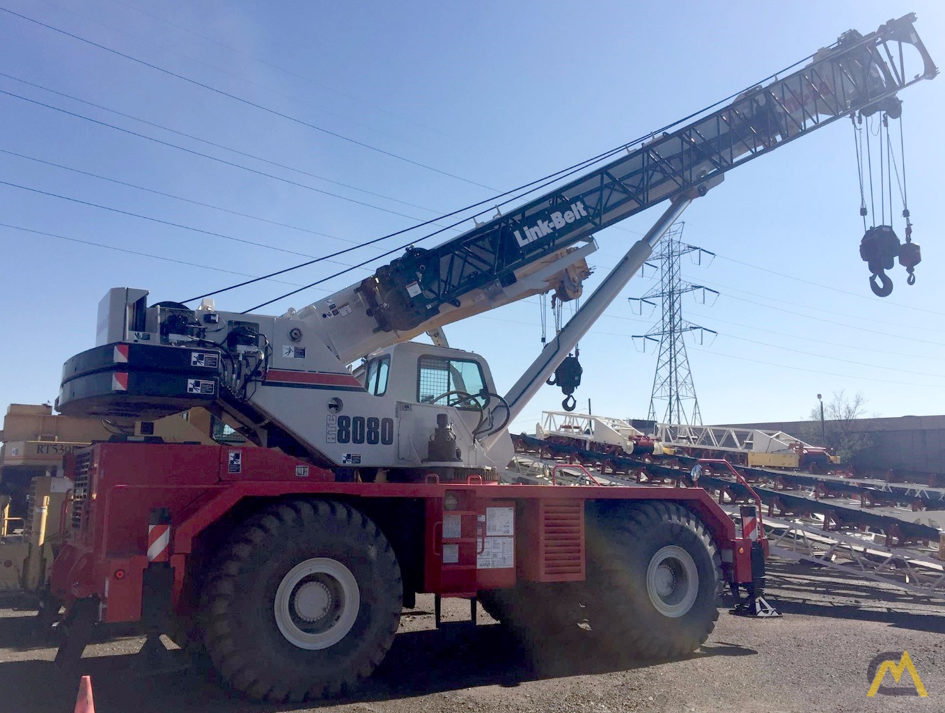 80t Link-Belt RTC-8080 Series II Rough Terrain Crane For Sale Hoists ...