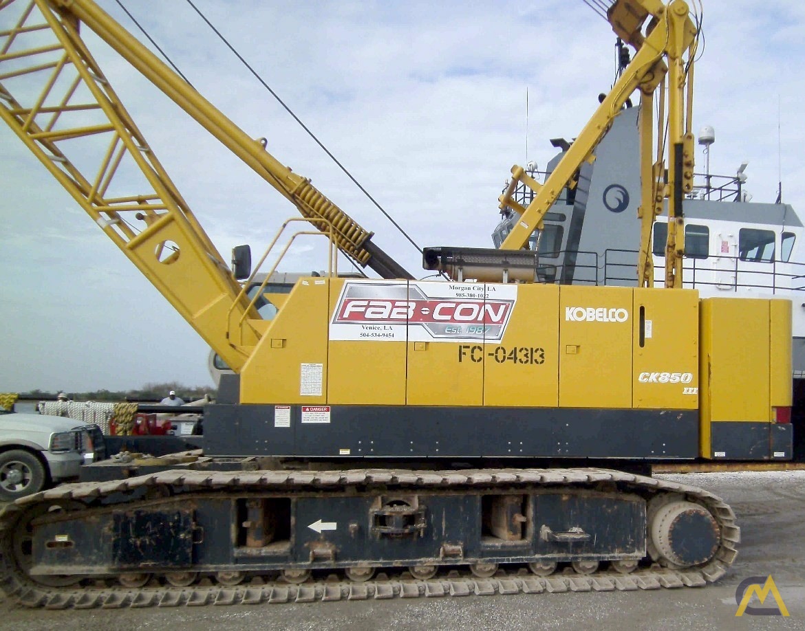 Kobelco CK850-III 85-ton Lattice Boom Crawler Crane For Sale Hoists ...