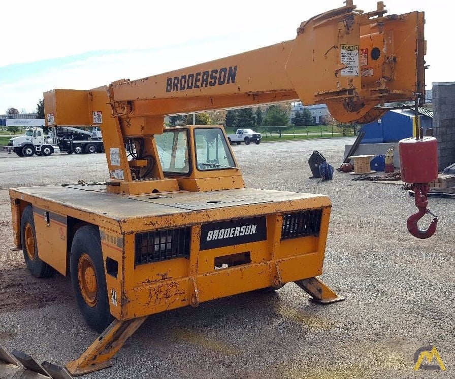 9-ton Broderson IC-80-3F Industrial Carry Deck Crane For Sale Hoists ...