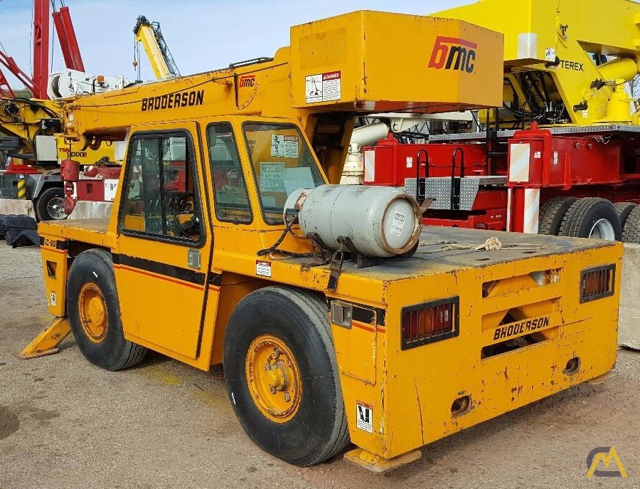 9-ton Broderson IC-80-3F Industrial Carry Deck Crane For Sale Hoists ...