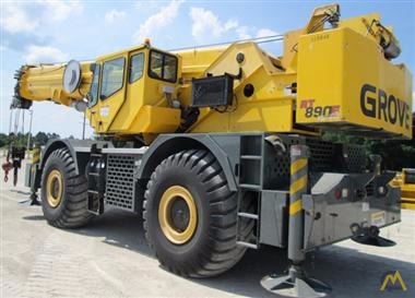 90t GROVE RT890E ROUGH TERRAIN CRANE For Sale Grove Rough Terrain ...