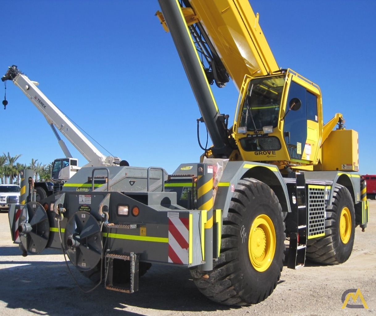 90t GROVE RT890E ROUGH TERRAIN CRANE SOLD Grove Rough Terrain Cranes ...
