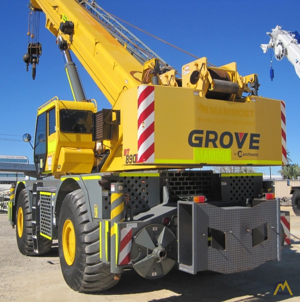 90t GROVE RT890E ROUGH TERRAIN CRANE SOLD Grove Rough Terrain Cranes ...
