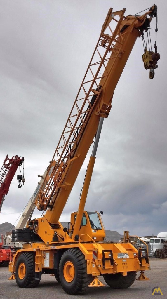Link-Belt RTC-8090 Series II 90-ton Rough Terrain Crane For Sale or Rent Hoists & Material ...