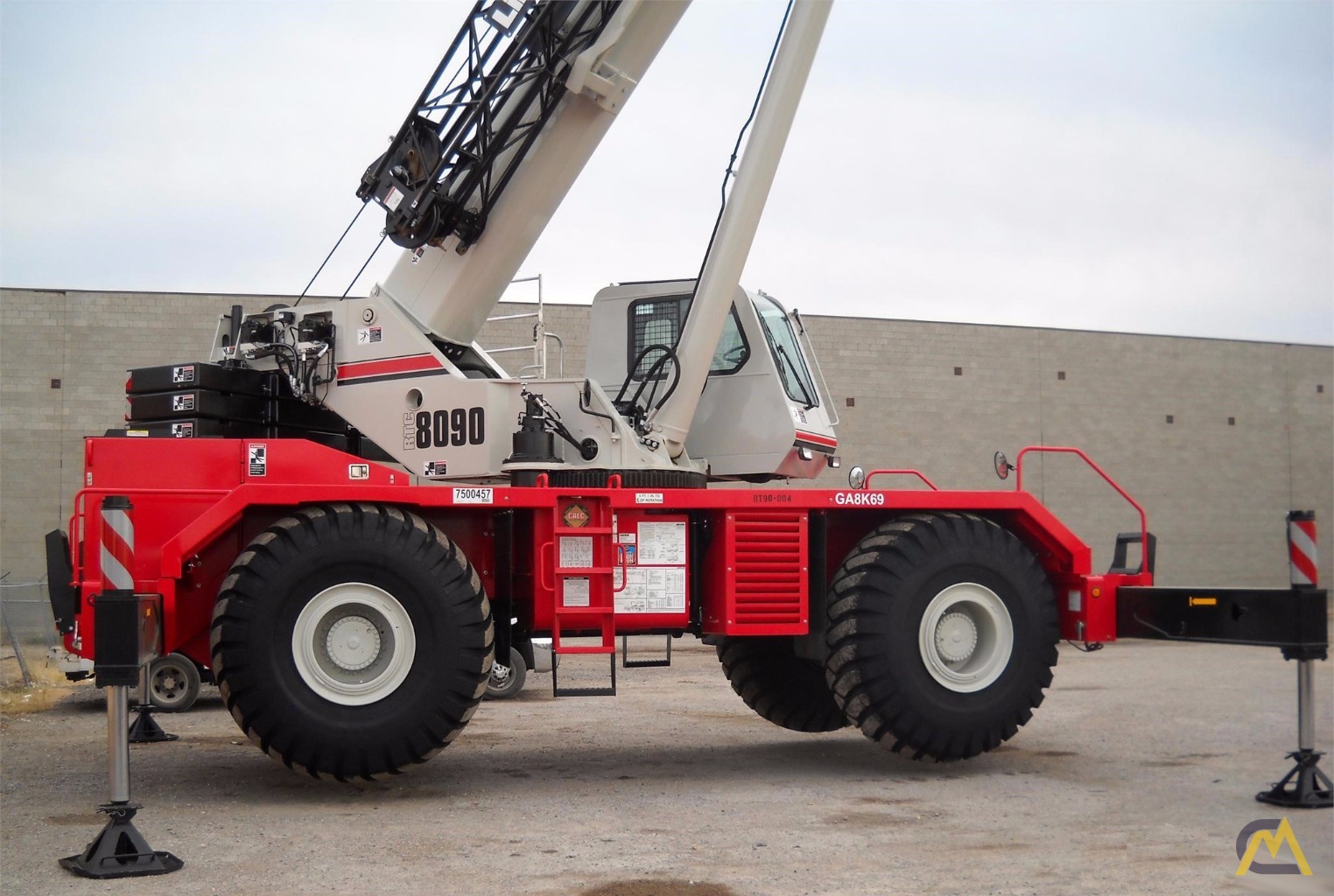 Link-Belt RTC-8090 Series II 90-ton Rough Terrain Crane For Sale or Rent Hoists & Material ...