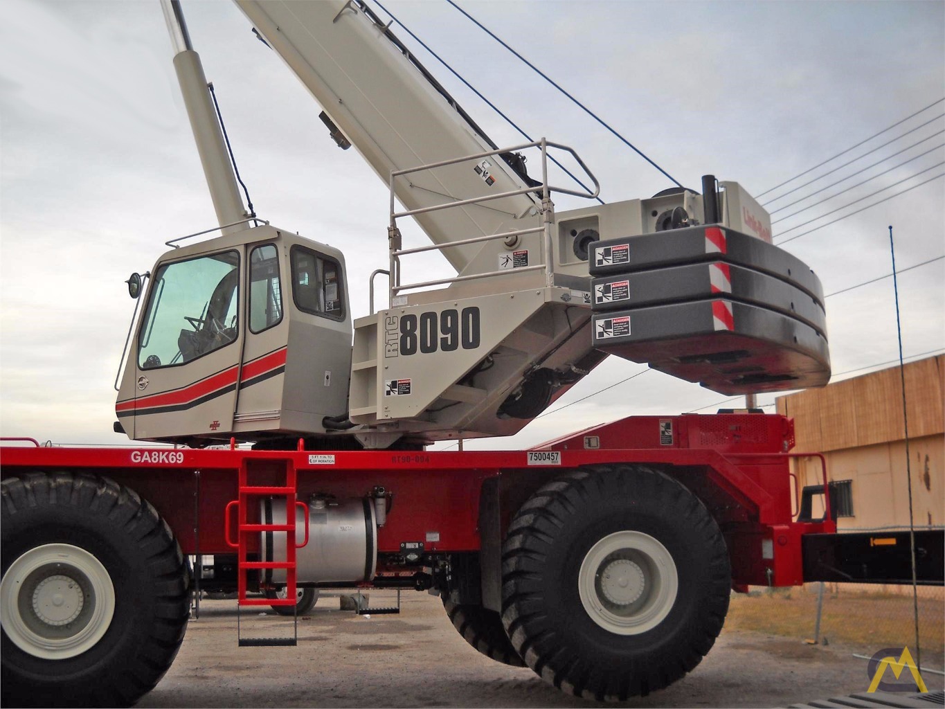 Link-Belt RTC-8090 Series II 90-ton Rough Terrain Crane For Sale or ...