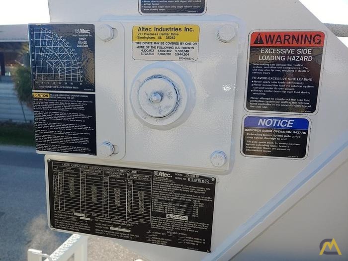 Altec DM47B-TR Digger Derrick on 2014 Freightliner M2 106 Utility Truck ...