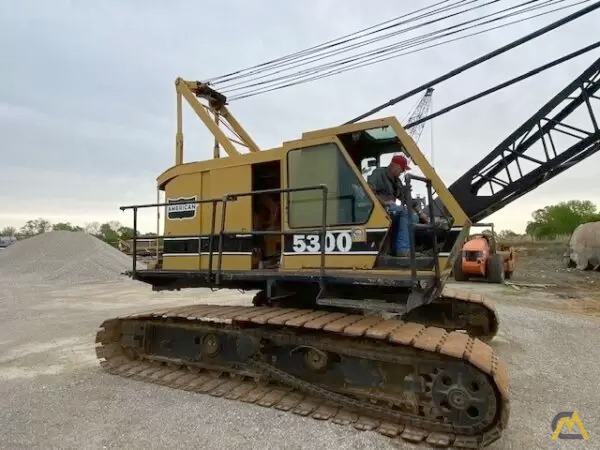American 5300 Lattice Boom Crawler Crane For Sale Hoists & Material ...