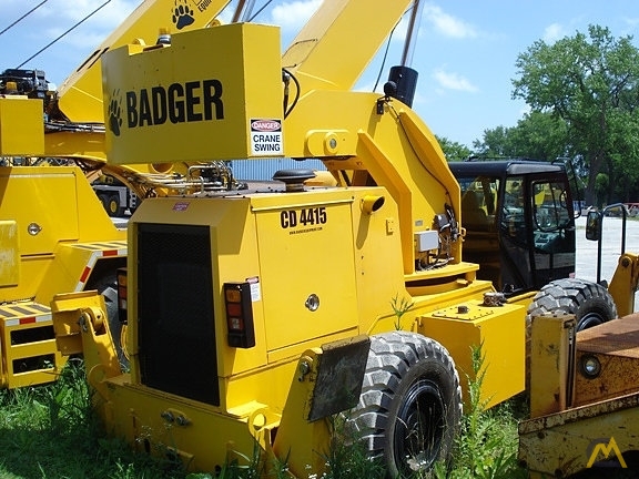 Badger CD4415 15-Ton Down Cab Rough Terrain Crane For Sale Equipment ...