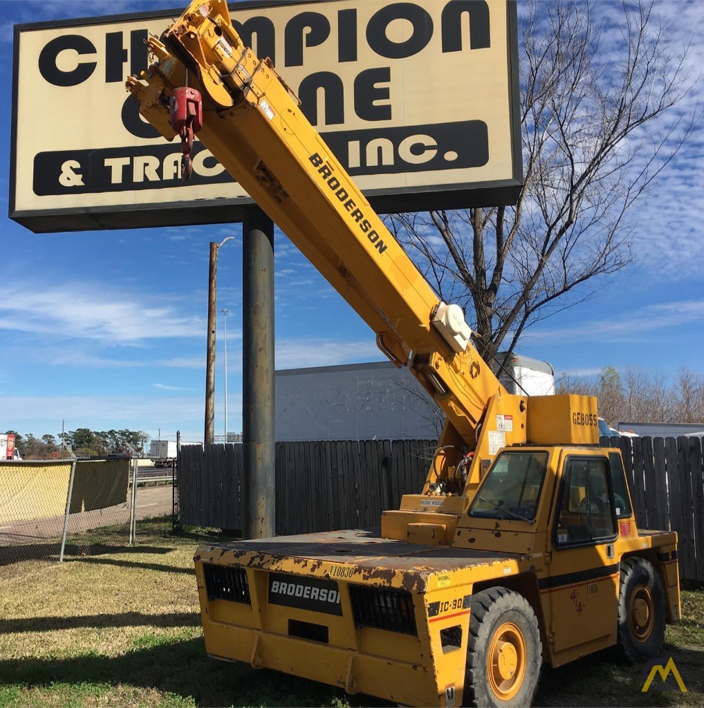 Broderson IC-80-3H 9-Ton Industrial Carry Deck Crane For Sale Hoists ...