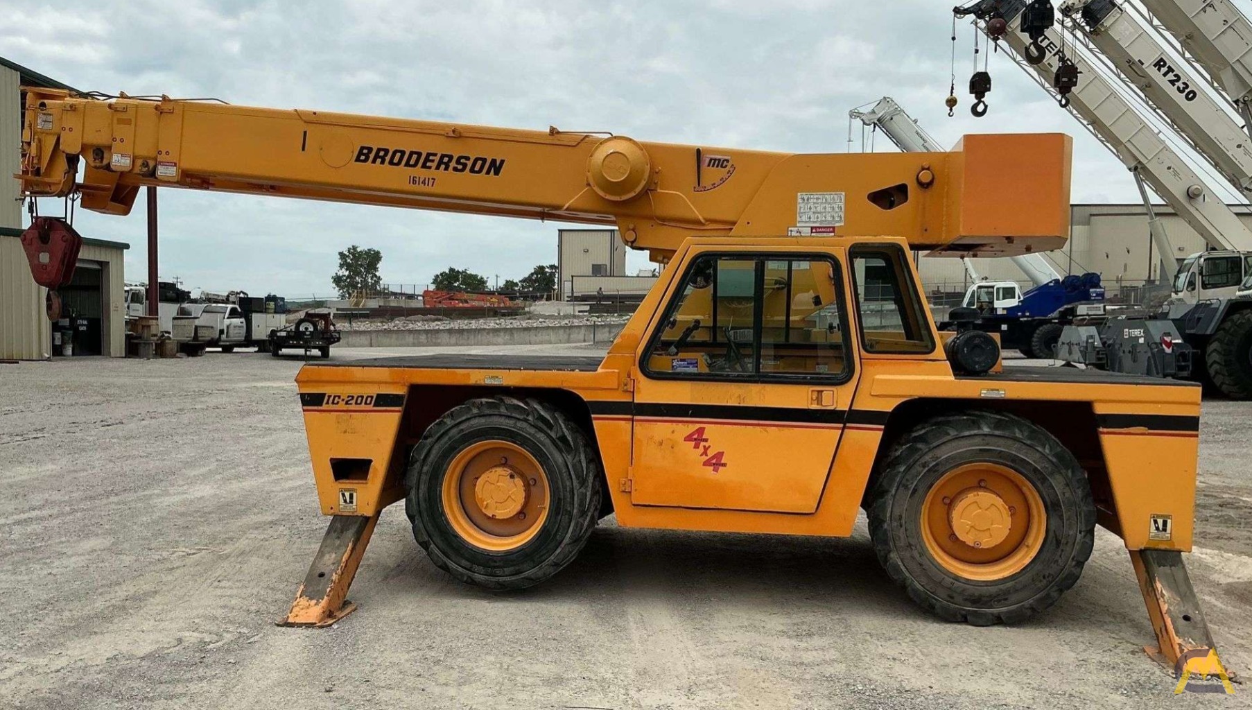 SOLD Broderson IC-200-2F Industrial Carry Deck Crane For Sale Hoists & Material Handlers 35535 ...
