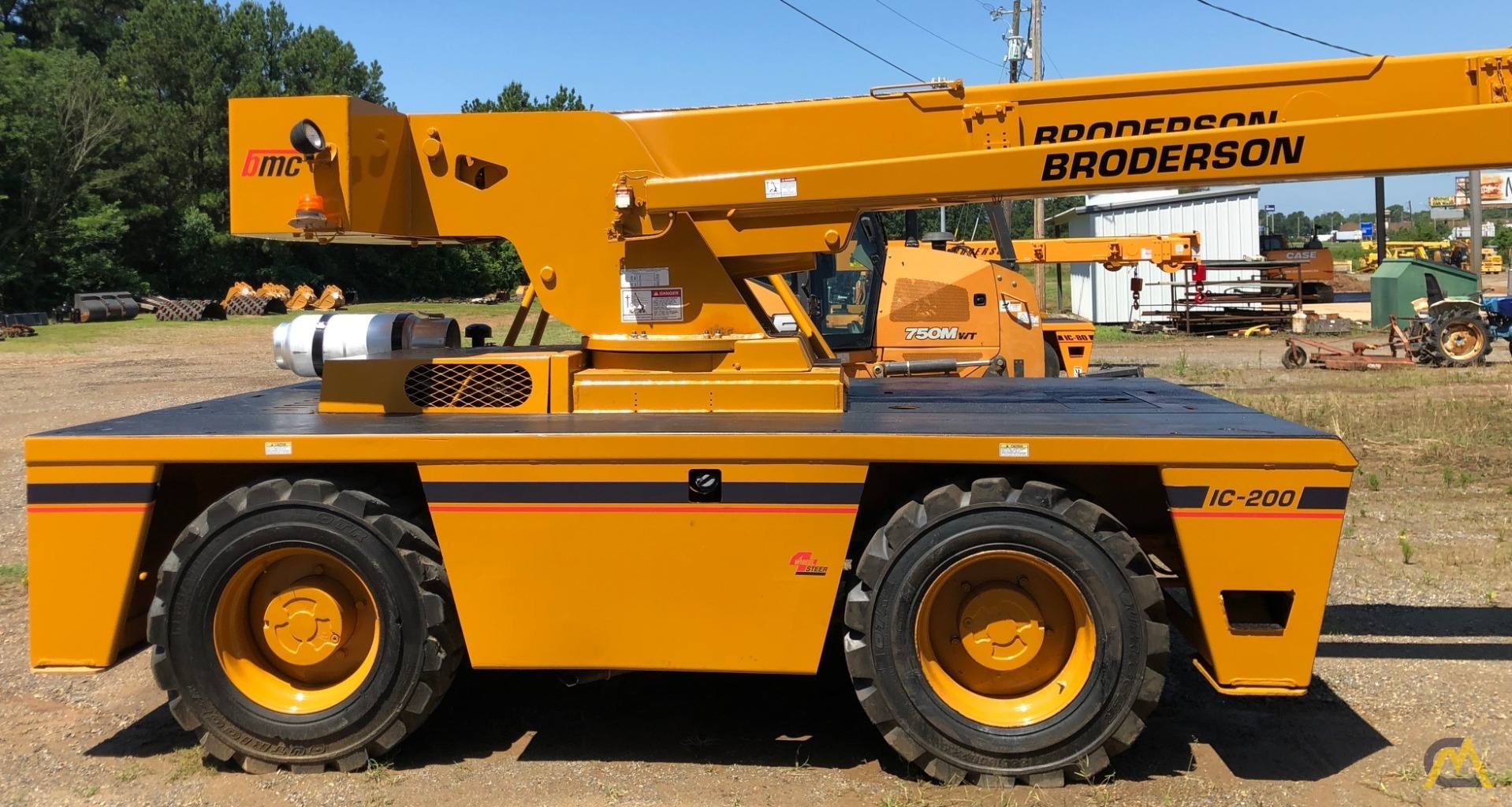 Broderson IC-200-3F 15-ton Carry Deck Industrial Crane For Sale Hoists ...