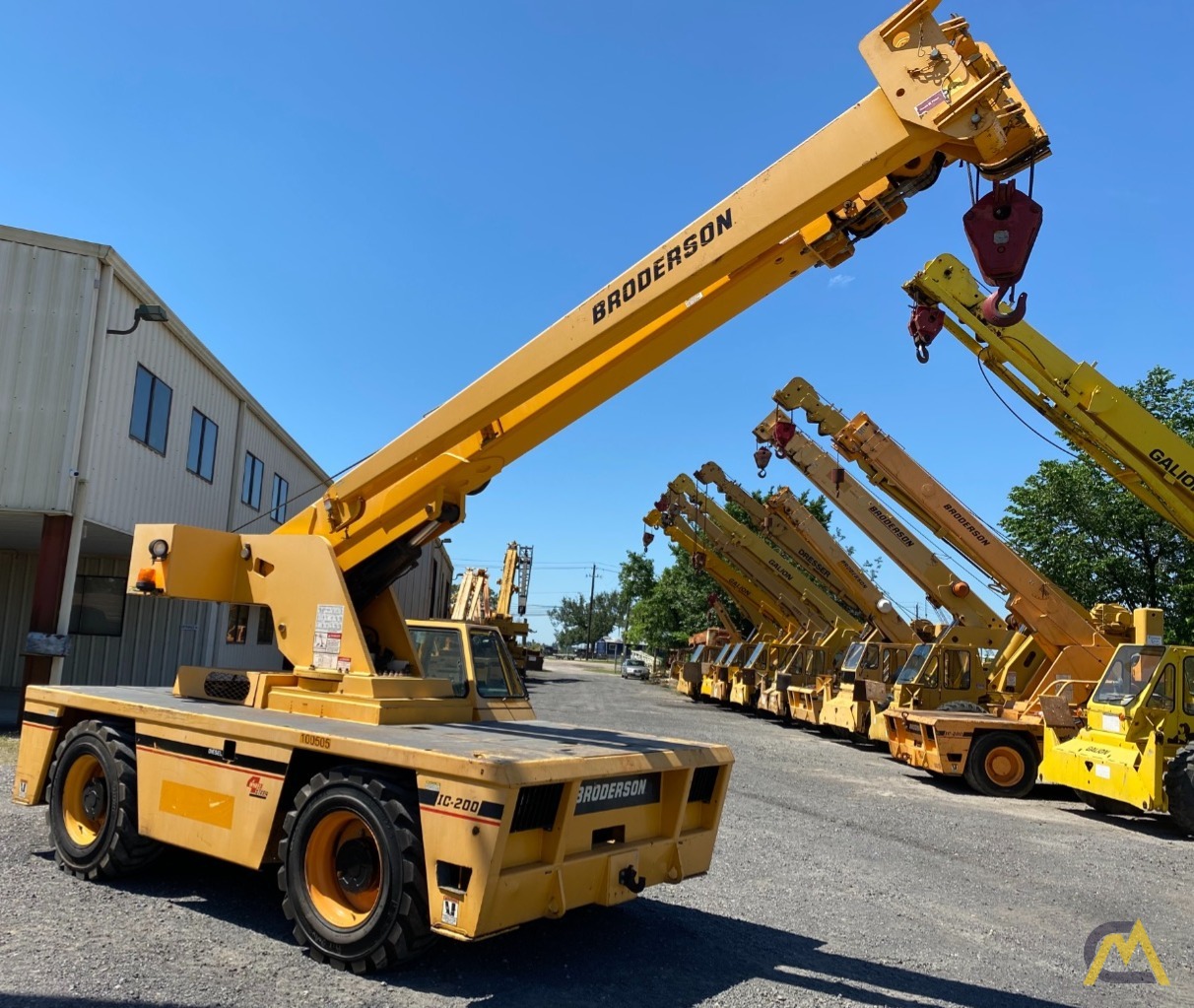 Refurbished Broderson IC-200-3F 15-ton Carry Deck Industrial Crane For ...
