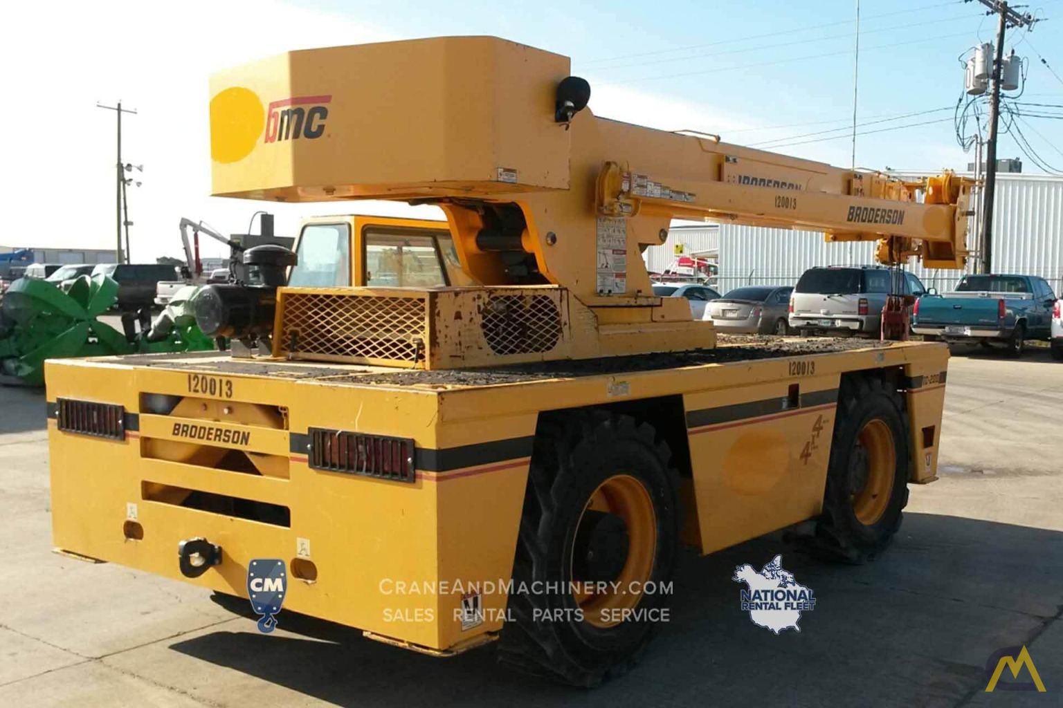 Broderson IC-200-3G 15-ton Carry Deck Industrial Crane For Sale Hoists ...