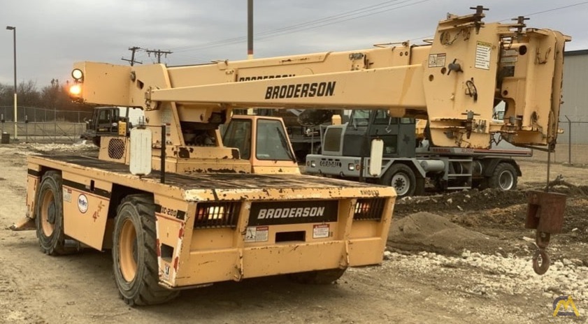 Broderson IC-200-3G 15-ton Industrial Carry Deck Crane For Sale Hoists ...