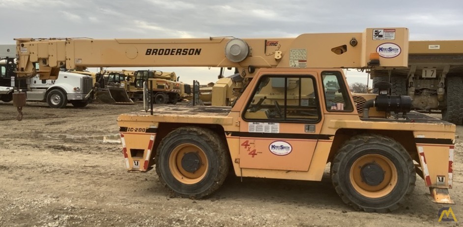 Broderson IC-200-3G 15-ton Industrial Carry Deck Crane For Sale Hoists ...