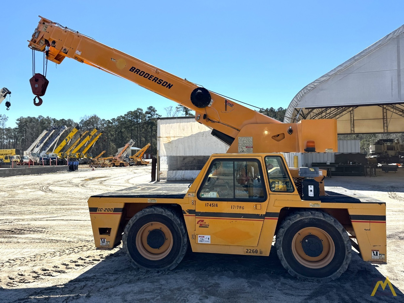 Broderson IC-200-3H Industrial Carry Deck Crane For Sale Hoists ...