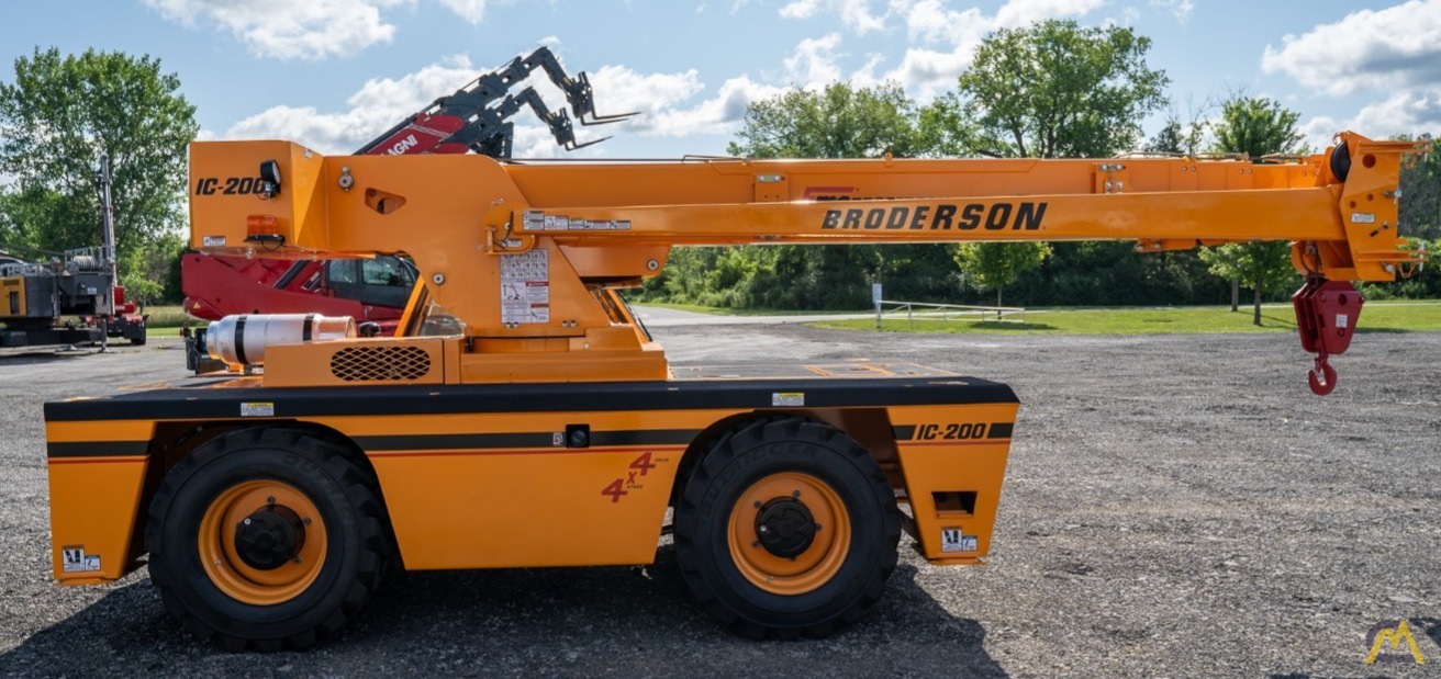 Broderson IC-200-3J Industrial Carry Deck Crane For Sale Hoists ...