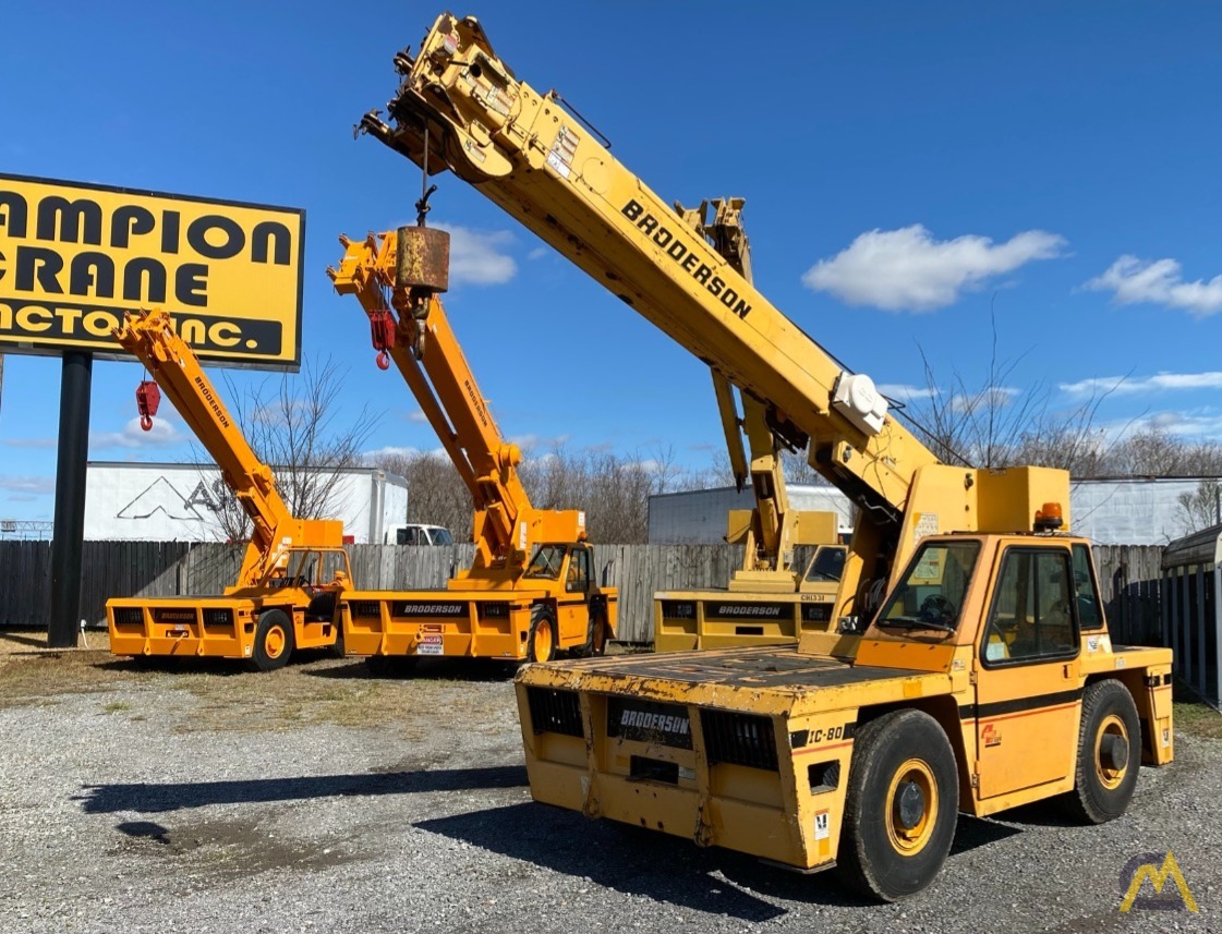 Broderson IC-80-3J 9-Ton Industrial Carry Deck Crane For Sale Hoists ...