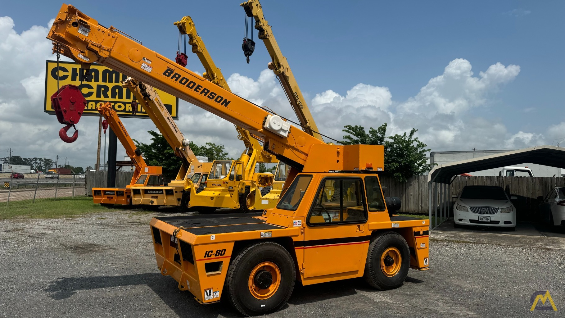 Broderson IC-80-3H Industrial Carry Deck Crane For Sale Hoists ...