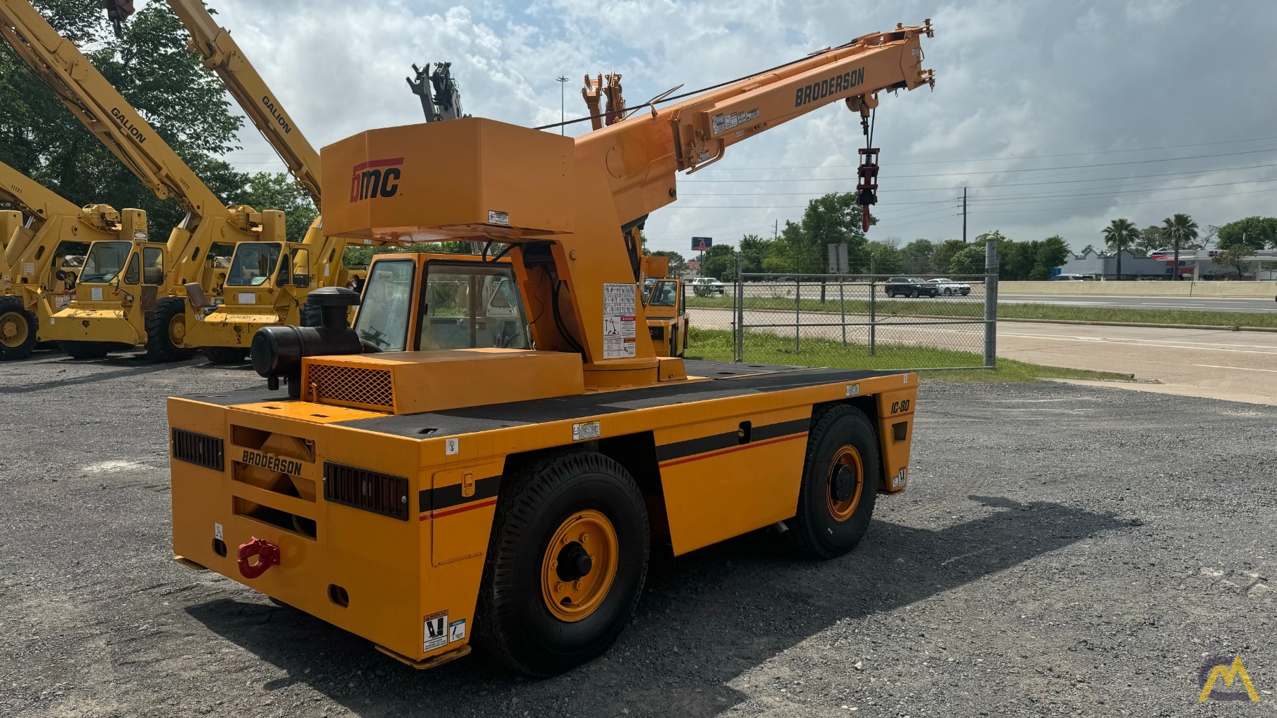 Broderson IC-80-3H Industrial Carry Deck Crane For Sale Hoists ...