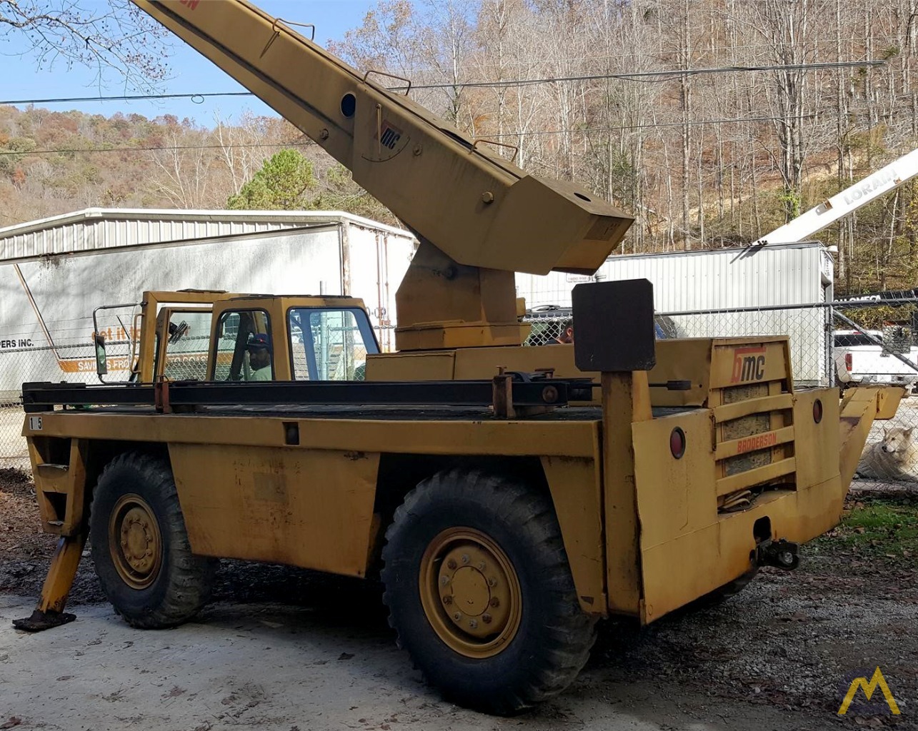 Broderson RTR-70-1B 8-Ton Down Cab Rough Terrain Crane For Sale Hoists ...