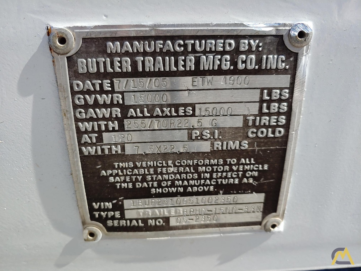Butler BPHD 1500 SA EB Extendable Pole Trailer For Sale Utility ...