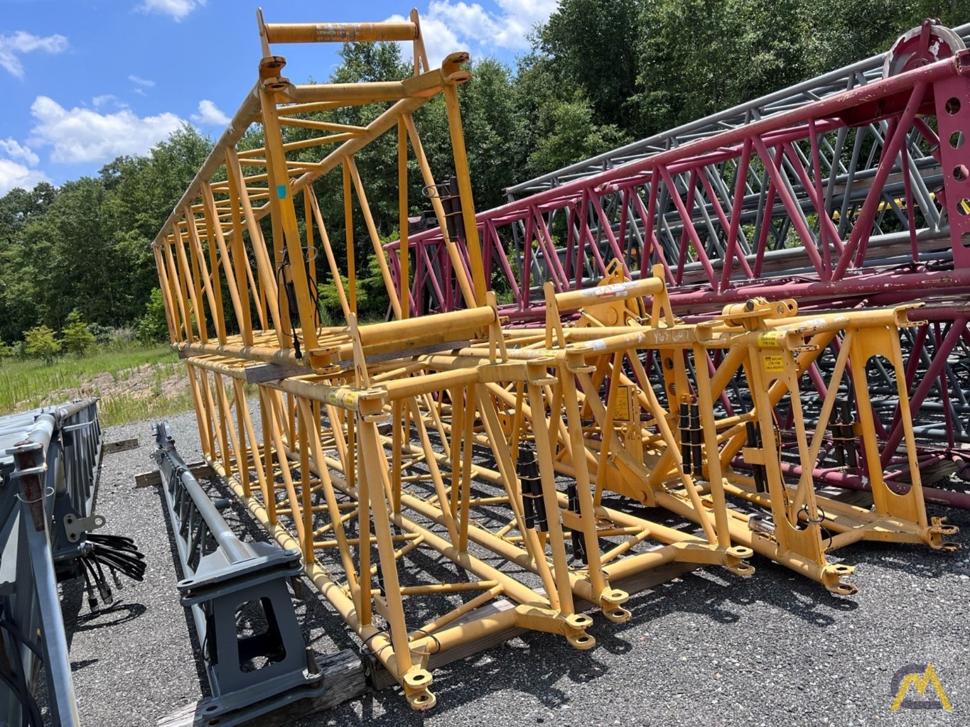 Complete Liebherr LTR 1100 Crawler Crane Jib Sections For Sale ...