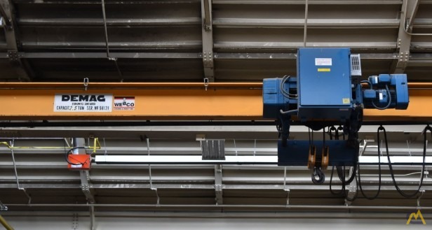 Demag 2.5-Ton Overhead Crane For Sale (Auction) Hoists & Material ...