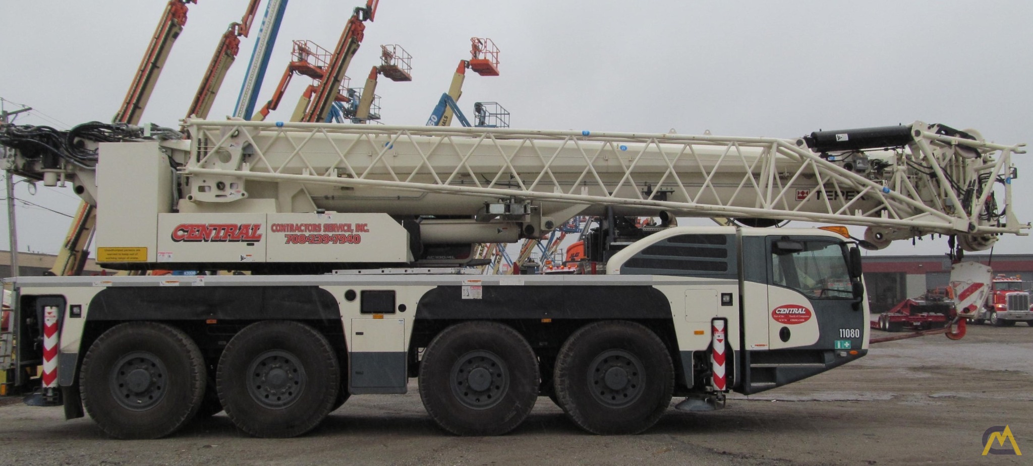 Demag AC 100/4L 120-Ton All Terrain Crane For Sale Hoists & Material ...
