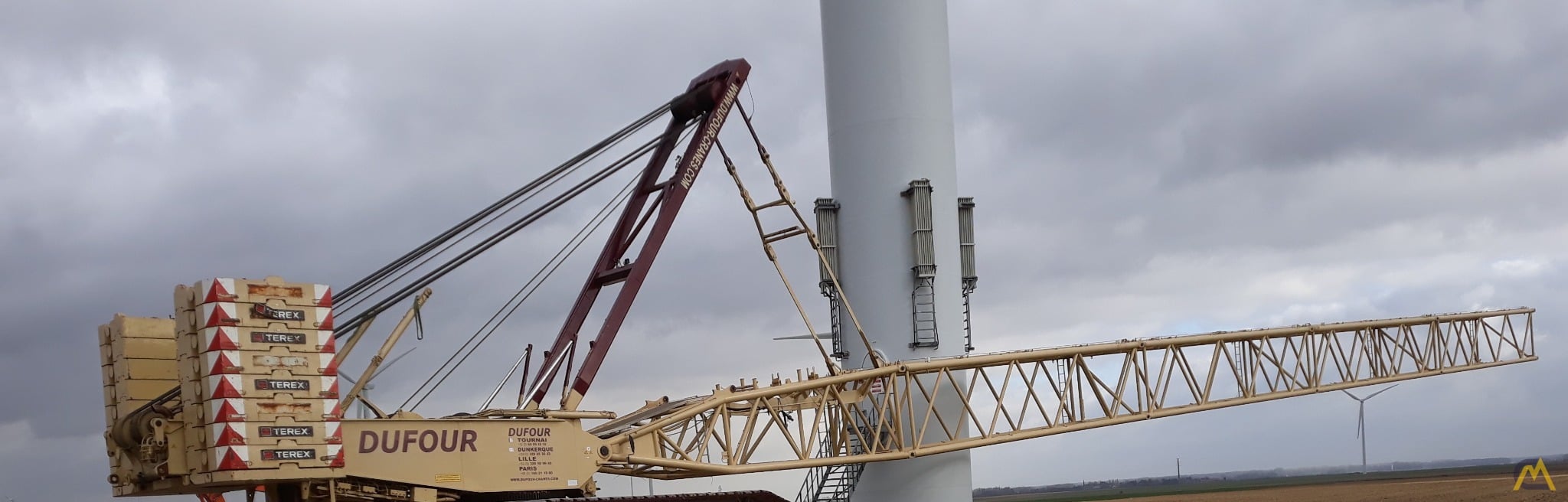 Demag CC 2800-1 600 metric ton Lattice Boom Crawler Crane For Sale Hoists & Material Handlers ...