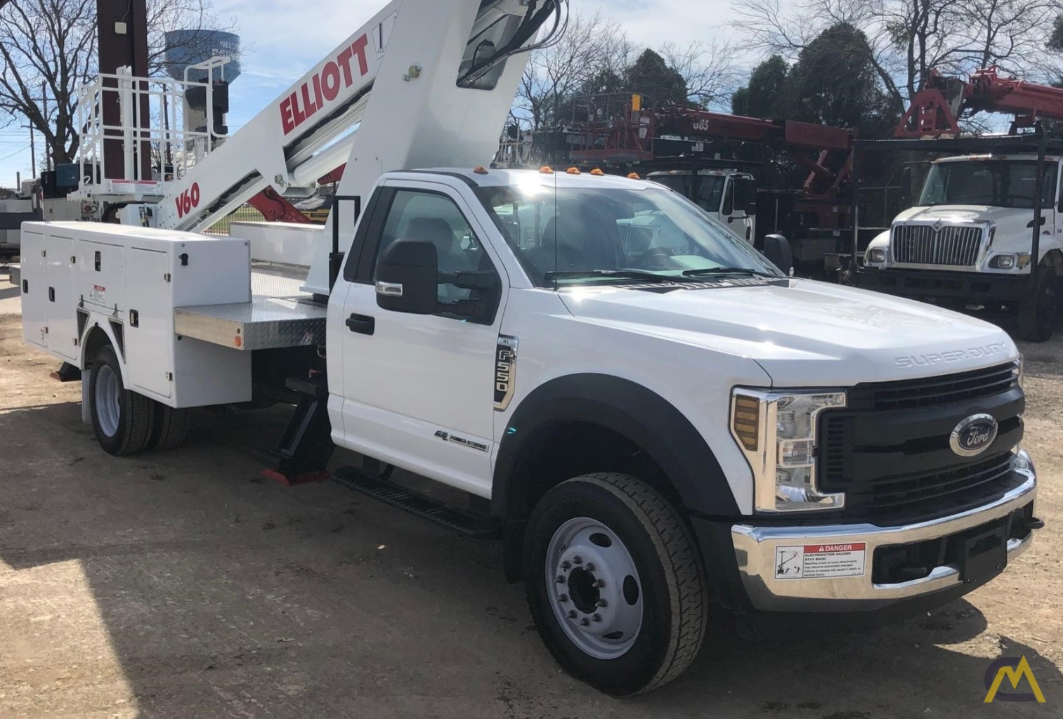 Elliott V60F mounted on a Ford F-550 For Sale Bucket Truck Aerial ...