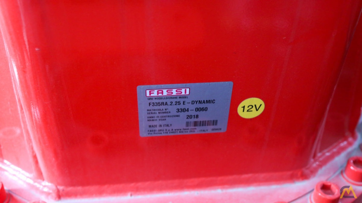 Fassi F335RA.2.25 12.68-Ton Knuckle Boom Articulating Crane For Sale ...