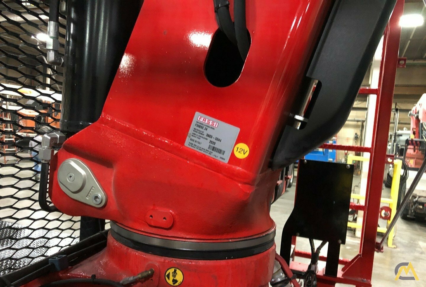 Fassi F390SE.24 3.75-ton Pallet Fork Loader Crane with Mecanil Tree Saw ...