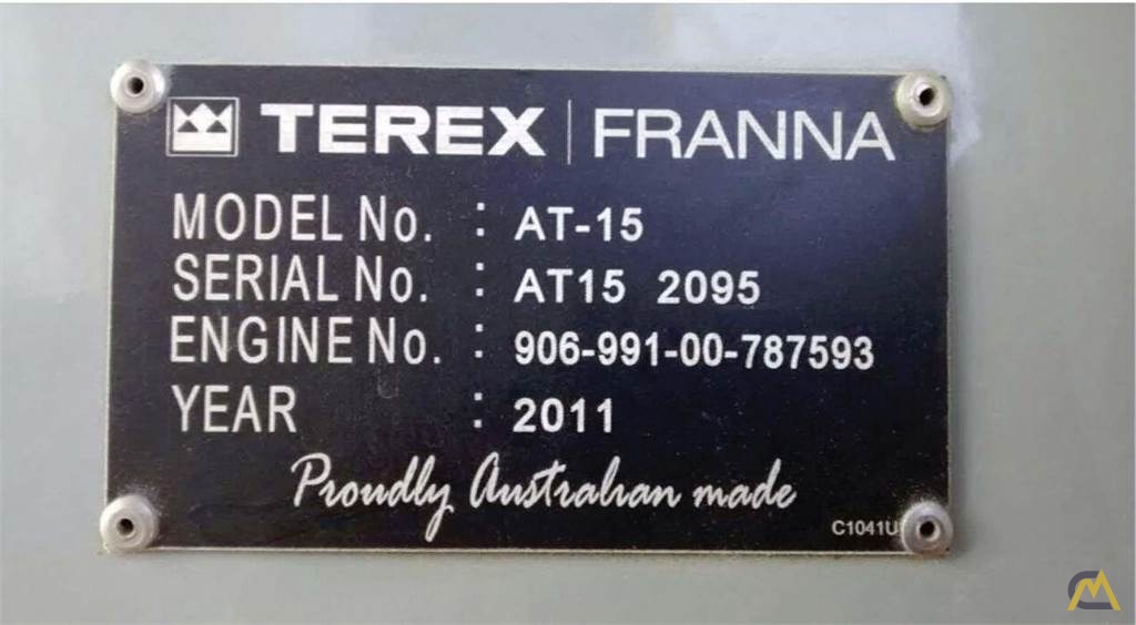 Franna AT-15 15-Ton Pick and Carry Crane For Sale Terex & Hoists ...