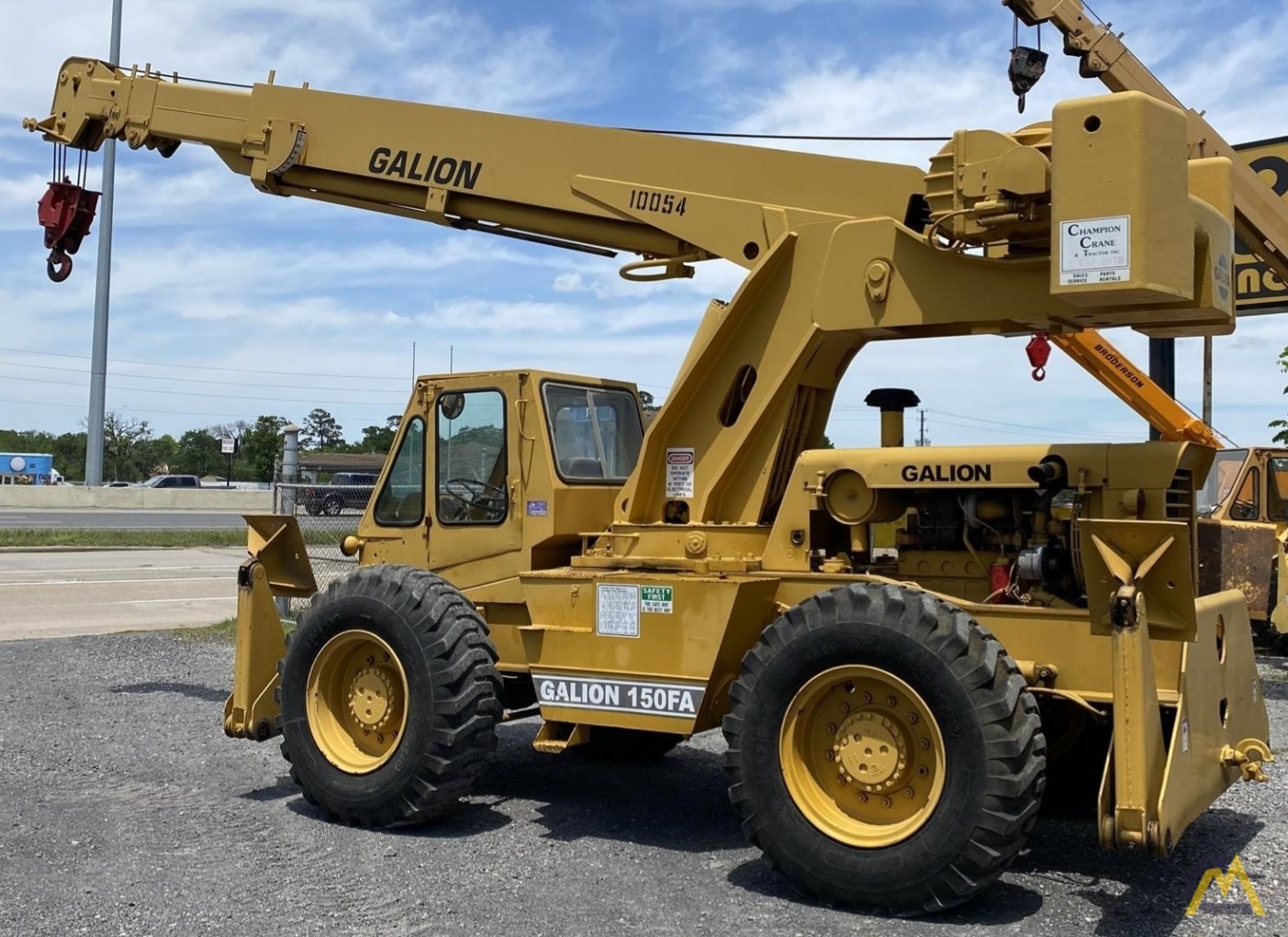 Galion 150FA 15-Ton Down Cab Rough Terrain Crane For Sale or Rent ...