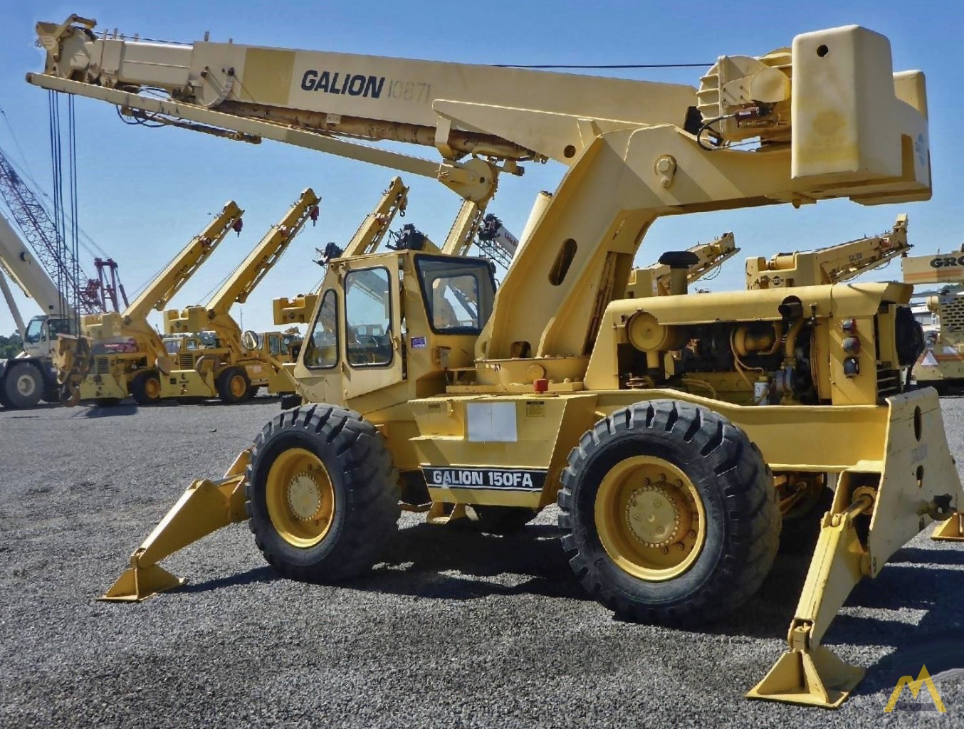 Galion 150FA 15-Ton Down Cab Rough Terrain Crane For Sale Hoists ...